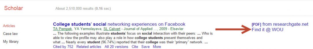 Important tips for researching with Google Scholar – Hamersly Library